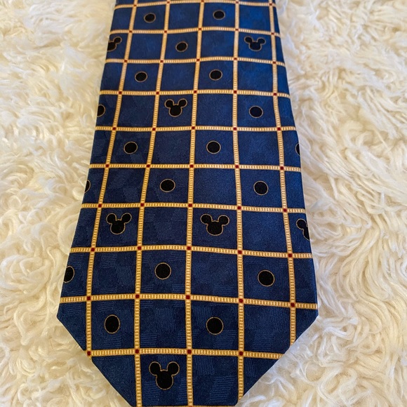 Disney | Accessories | Disney Mickey Mouse Silhouette Necktie | Poshmark